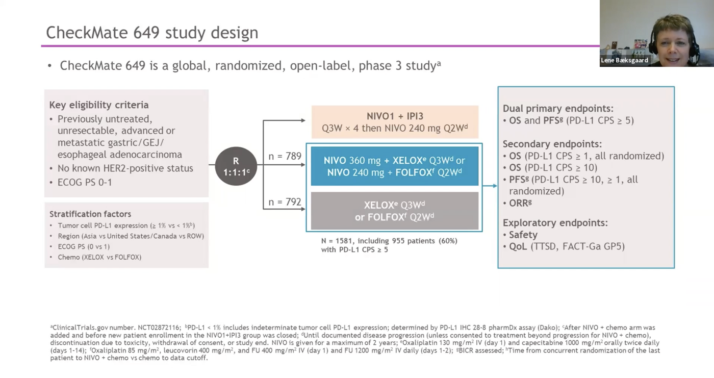 Opdatering på CheckMate 649-studiet