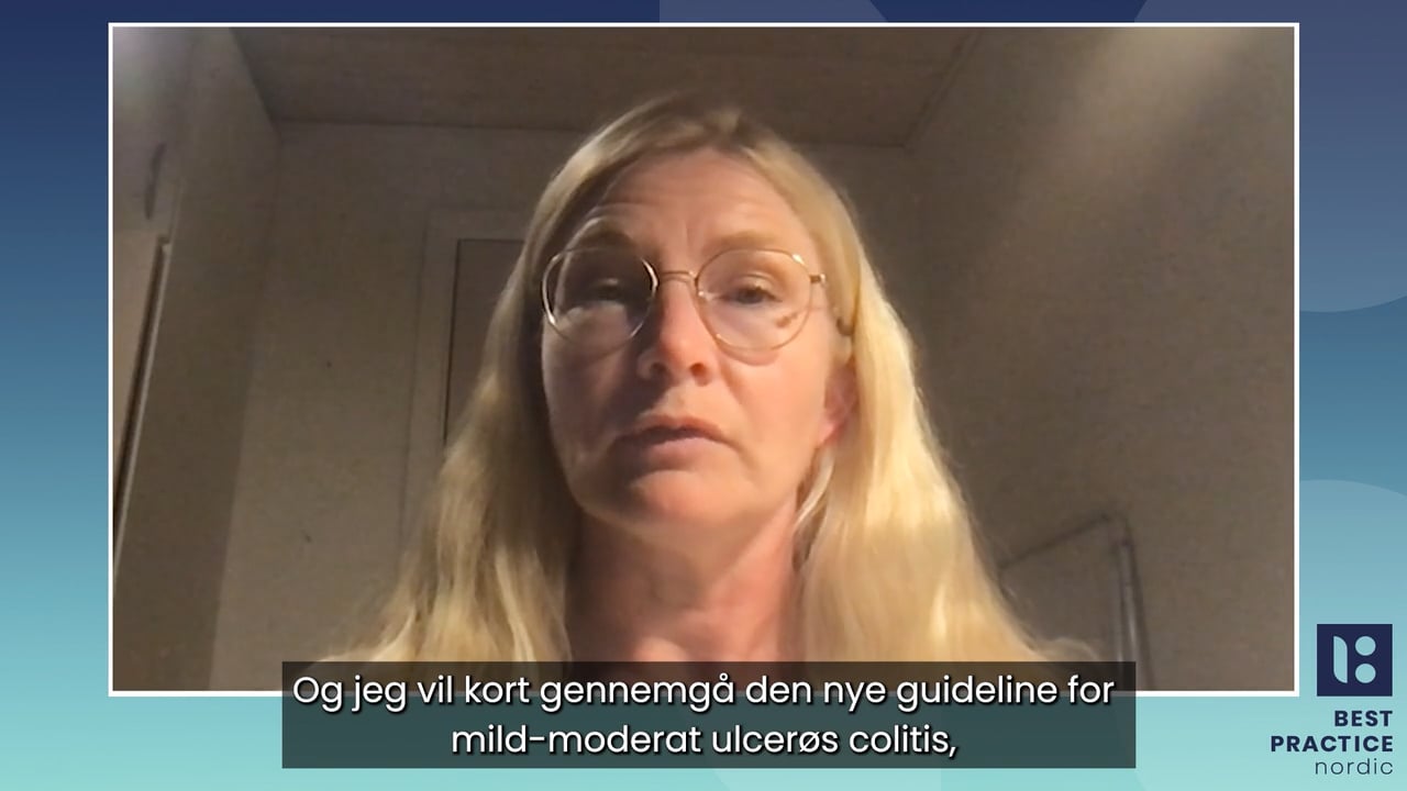 Nye guidelines til behandling af mild-moderat colitis ulcerosa